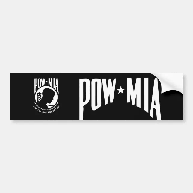 POW MIA Bumper Sticker | Zazzle