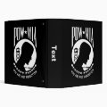 POW MIA Flag: Missing Soldiers of Vietnam War, WW2 3 Ring Binder | Zazzle