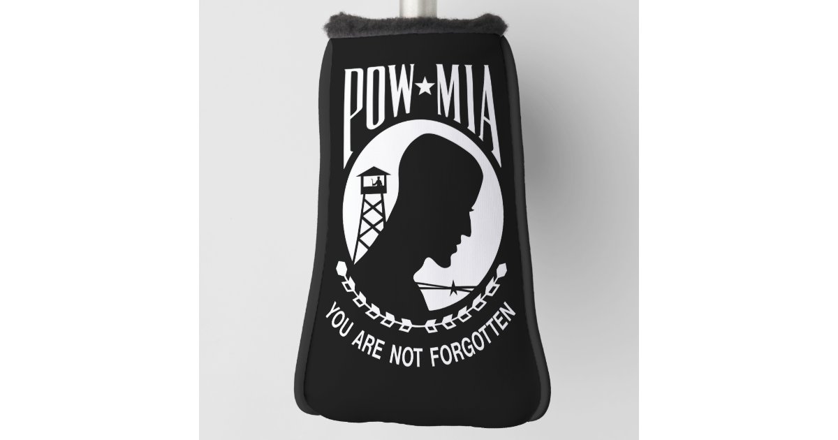 POW MIA Flag: Missing Soldiers of Vietnam War, WW2 Golf Head Cover | Zazzle