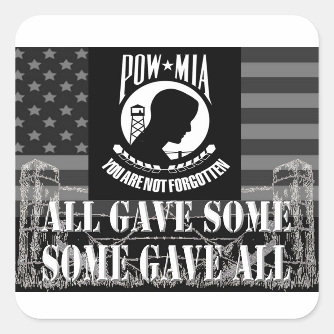 "POW-MIA" Military Stickers | Zazzle