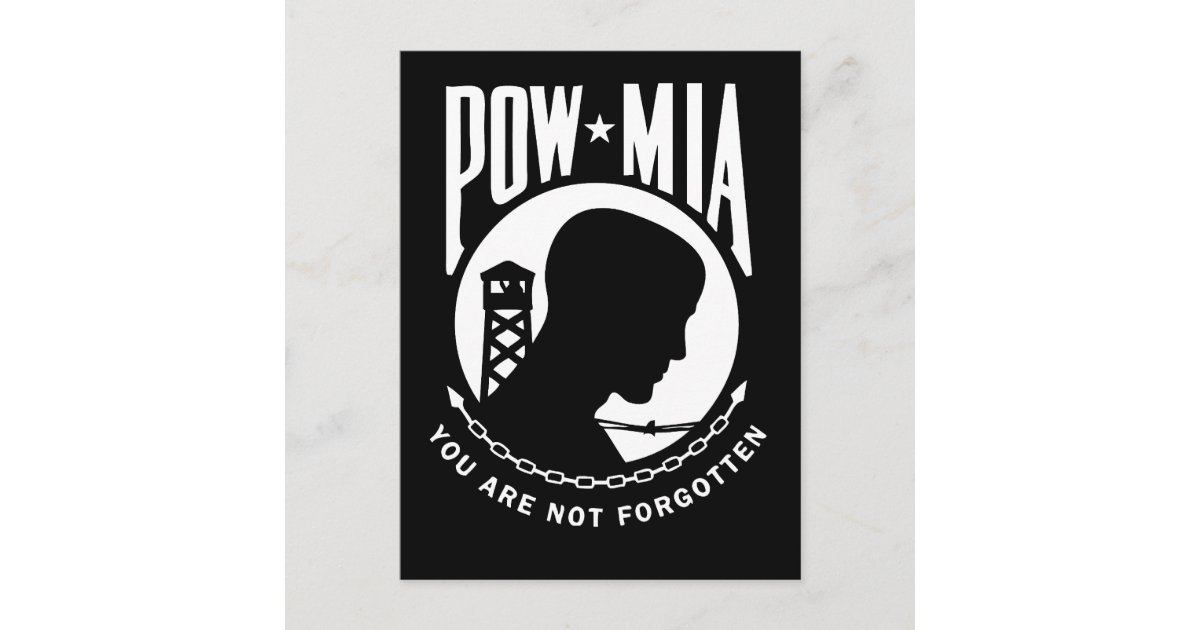 POW MIA Postcard | Zazzle
