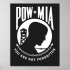 POW/MIA table Poster | Zazzle.com
