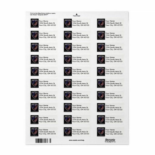 POW / MIA return address labels | Zazzle
