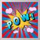 Pow Pop Art Comics Typography Poster | Zazzle