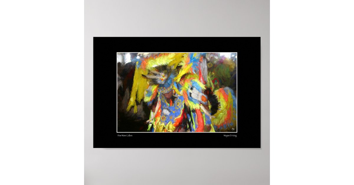 Pow Wow Colors Poster | Zazzle