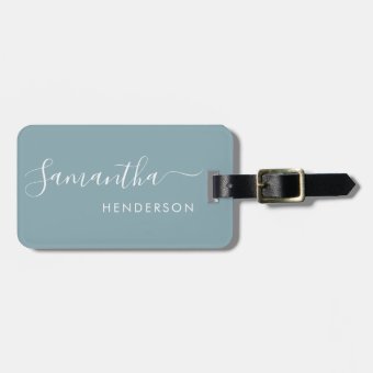 Powder Blue Luggage Tags Wedding Table Plan /Favor | Zazzle