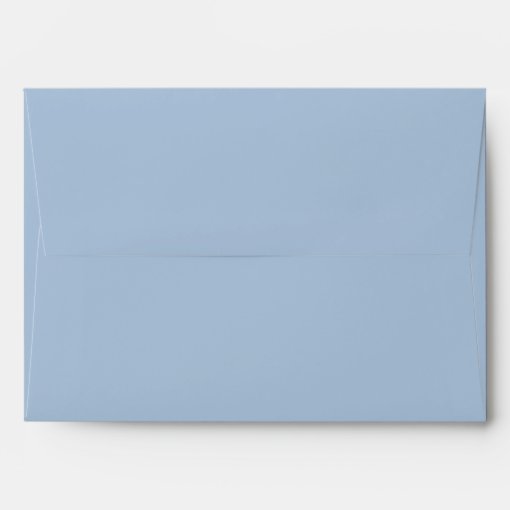 Powder Blue Simple Minimalist Typography Envelope | Zazzle
