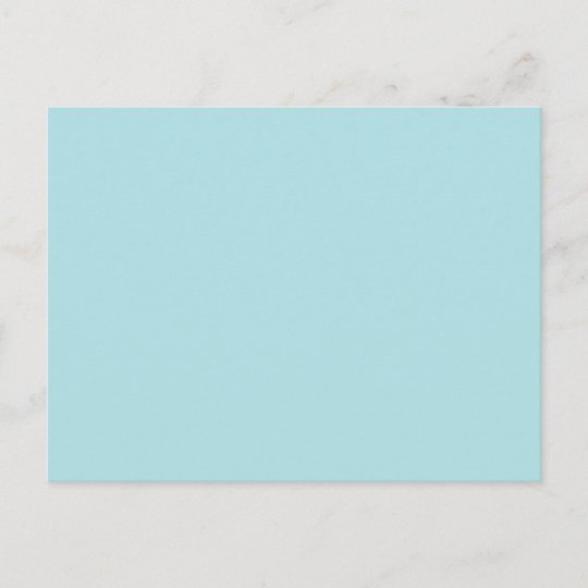 Powder Blue Solid Color Design (B0E0E6) Template Postcard | Zazzle.com