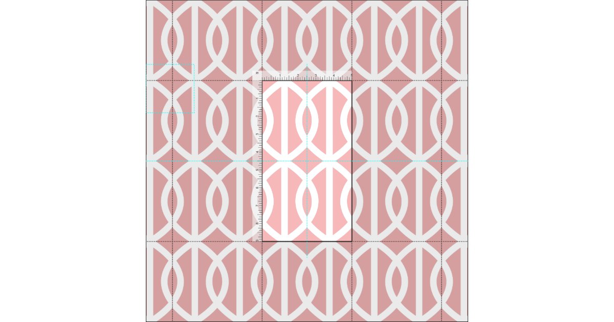 Powder Pink Trellis Pattern Fabric | Zazzle.com