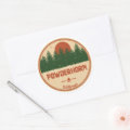 Powderhorn Wilderness Colorado Classic Round Sticker | Zazzle