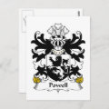 Powell Family Crest Postcard | Zazzle