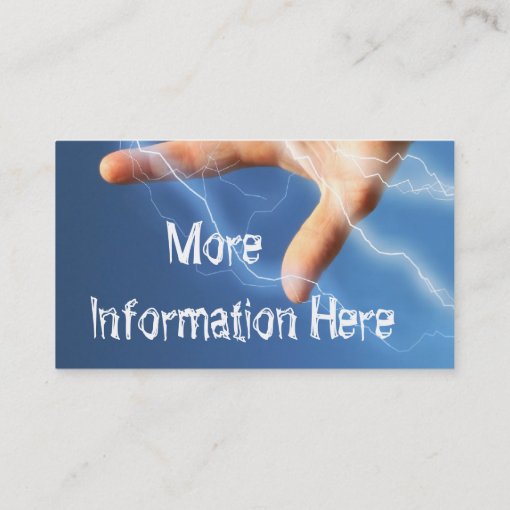 Power! Business Cards | Zazzle