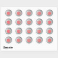 Power Button Classic Round Sticker | Zazzle