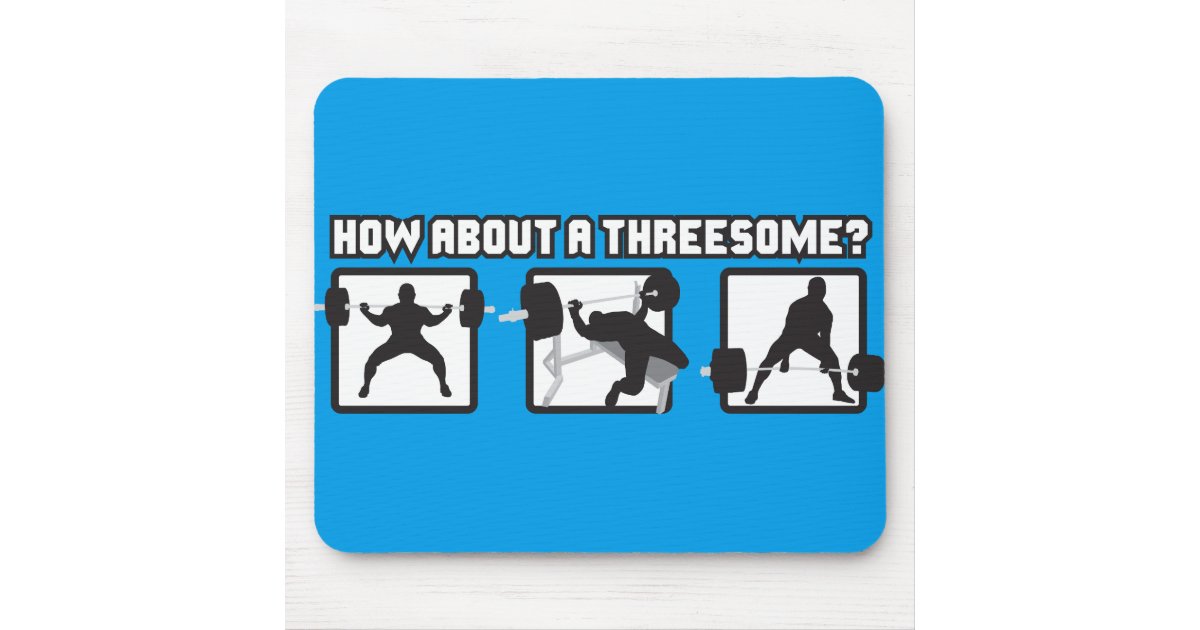 "Power lifting" - Squat, Bench, Deadlift Mouse Pad | Zazzle