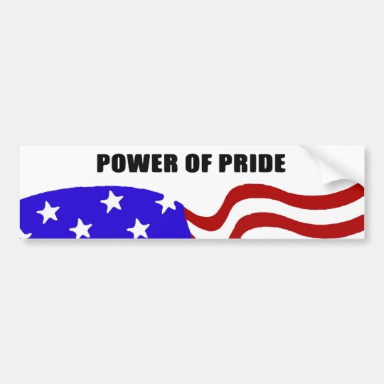 Power of Pride Bumper Sticker | Zazzle.com