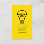 Power Plug Extension Wires Electrician Business Card | Zazzle