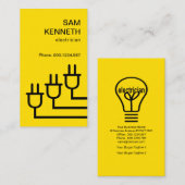 Power Plug Extension Wires Electrician Business Card | Zazzle