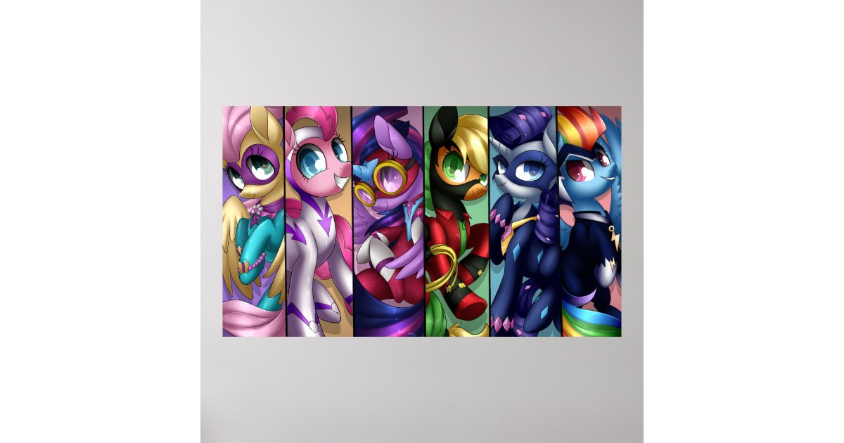 Power Ponies Poster | Zazzle
