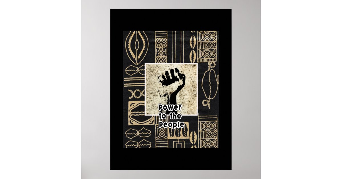 Power to the People Poster | Zazzle