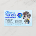 Power Wash House Cleaning Pressure Washing Business Card | Zazzle