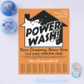Power Wash Pressure Cleaning Marketing Advertising Flyer | Zazzle