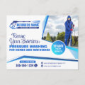 Power Wash Pressure Washing House Cleaning Service Postcard | Zazzle
