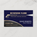 Power Washer Pressure Washing Navy Gold Cleaning Business Card | Zazzle