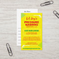 Power Washing & Cleaning Business Card Template | Zazzle