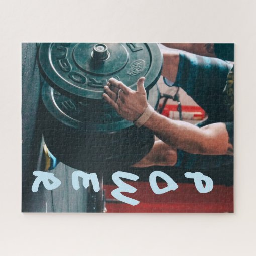 Power Weight Lifting Gym Health Jigsaw Puzzle | Zazzle