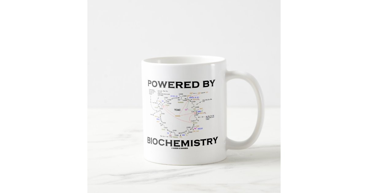 Powered By Biochemistry (Krebs Cycle) Coffee Mug | Zazzle
