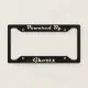 Powered By Ghosts License Plate Frame | Zazzle