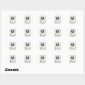 Powered by Linux Classic Round Sticker | Zazzle