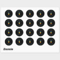 Powered by Loaded Tea Classic Round Sticker | Zazzle