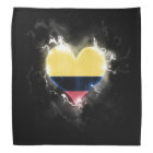 Colombian Flag Skull on Black Bandana | Zazzle.com