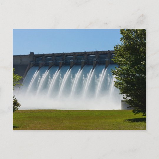 Powerful Table Rock Dam Postcard | Zazzle.com