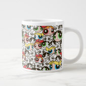 Powerpuff Girls Face Pattern Giant Coffee Mug | Zazzle