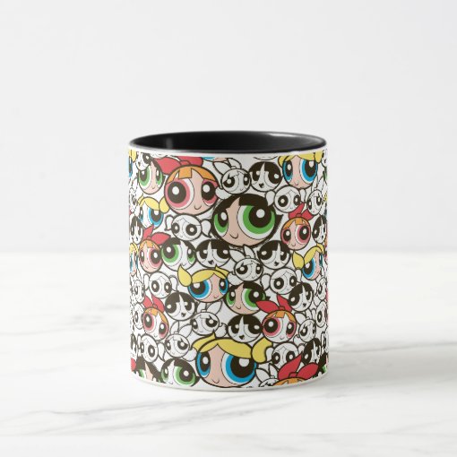 Powerpuff Girls Face Pattern Mug | Zazzle