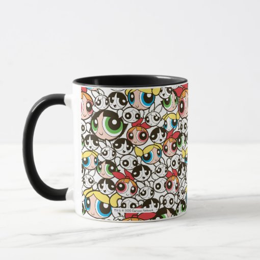 Powerpuff Girls Face Pattern Mug | Zazzle