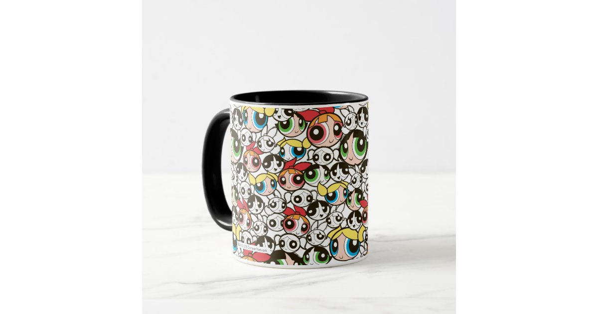 Powerpuff Girls Face Pattern Mug | Zazzle