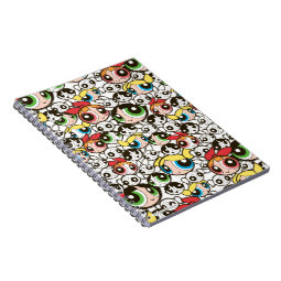 Powerpuff Girls Face Pattern Notebook | Zazzle