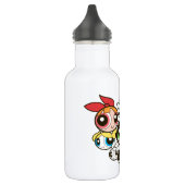 Powerpuff Girls Face Pattern Stainless Steel Water Bottle | Zazzle