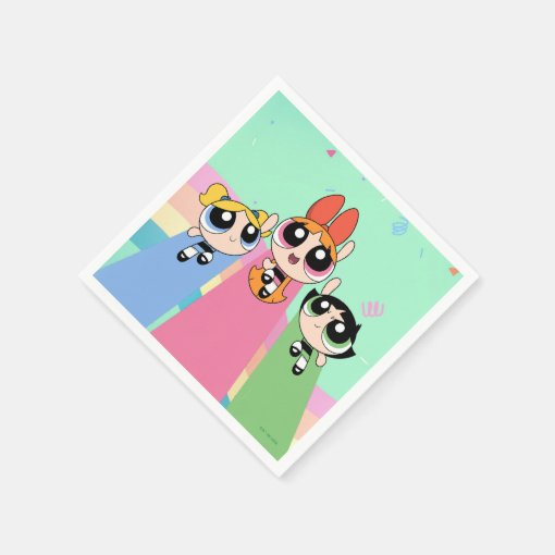 Powerpuff Girls Fly High Napkins | Zazzle
