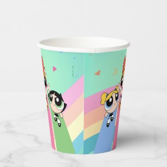 Powerpuff Girls Fly High Paper Cups | Zazzle