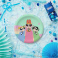 Powerpuff Girls Fly High Paper Plates | Zazzle