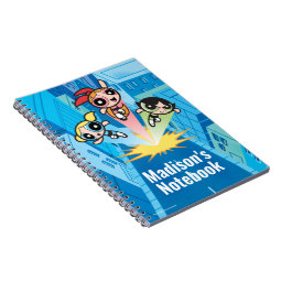Powerpuff Girls Launch Into The Air Notebook | Zazzle