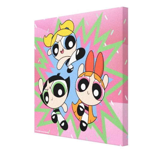 Powerpuff Girls Powfactor Canvas Print | Zazzle