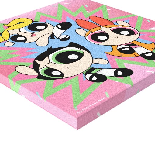 Powerpuff Girls Powfactor Canvas Print | Zazzle