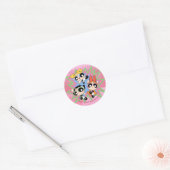 Powerpuff Girls Powfactor Classic Round Sticker | Zazzle