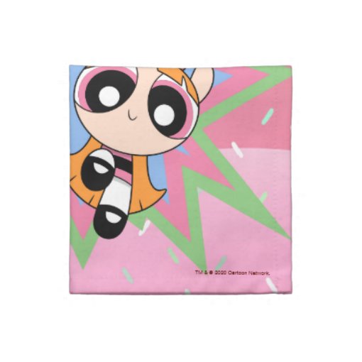 Powerpuff Girls Powfactor Cloth Napkin | Zazzle