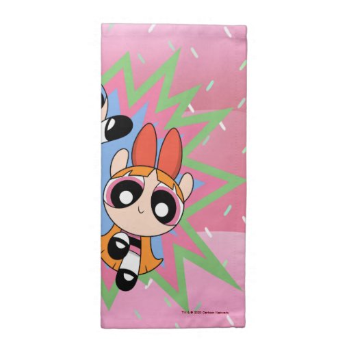 Powerpuff Girls Powfactor Cloth Napkin | Zazzle